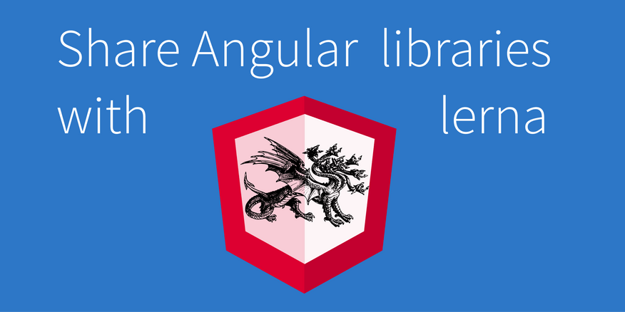 Share Angular libraries with lerna
