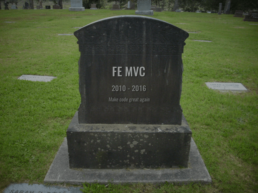 MVC is dead - even for AngularJS